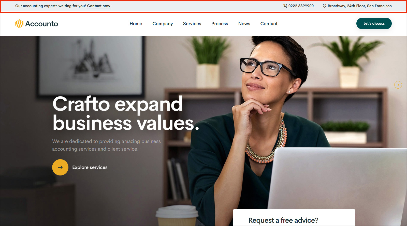 Create a Top Bar – Crafto Documentation