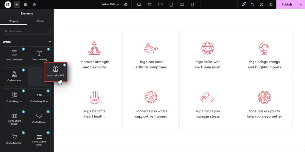 Inline SVG – Crafto Documentation