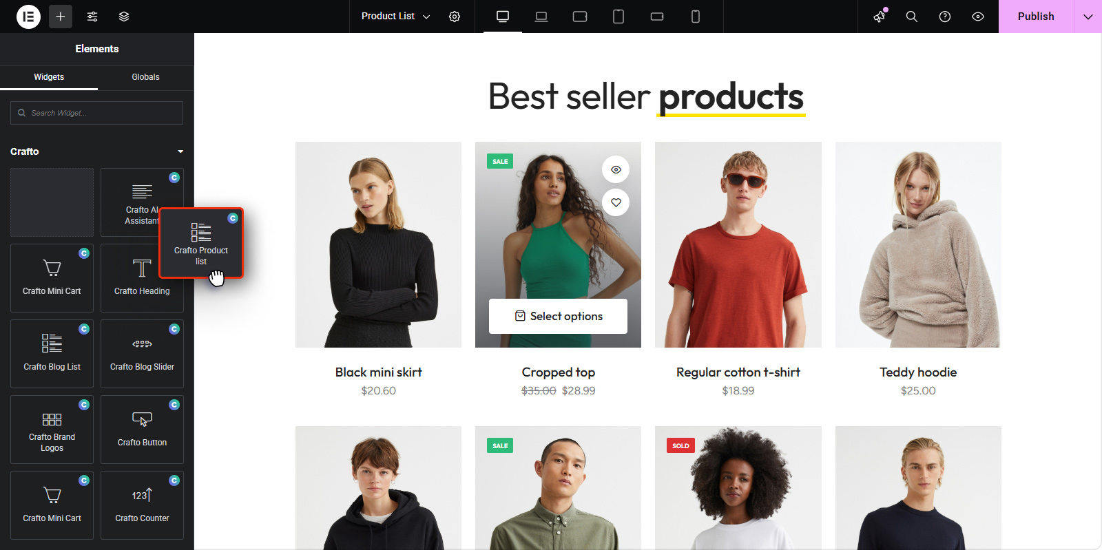 Product List – Crafto Documentation