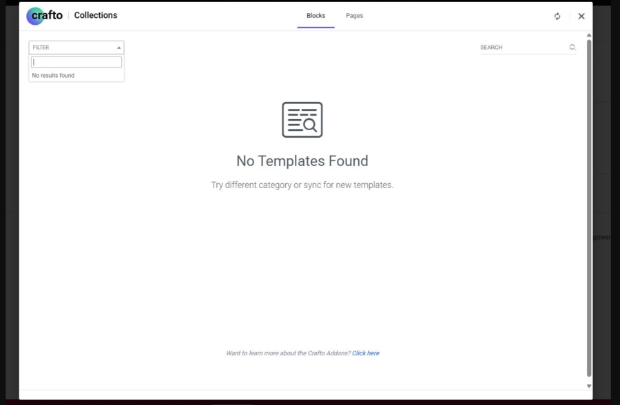 Error ‘No Templates Found’ in Crafto Template Library – Crafto ...
